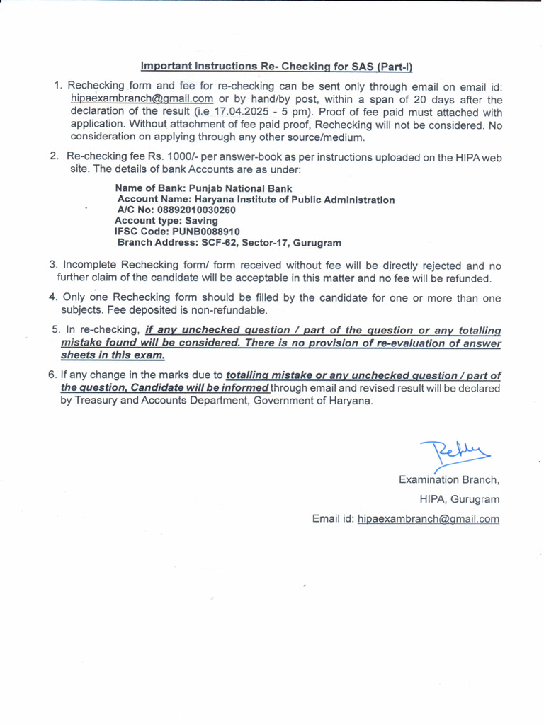 recheckingform | PDF