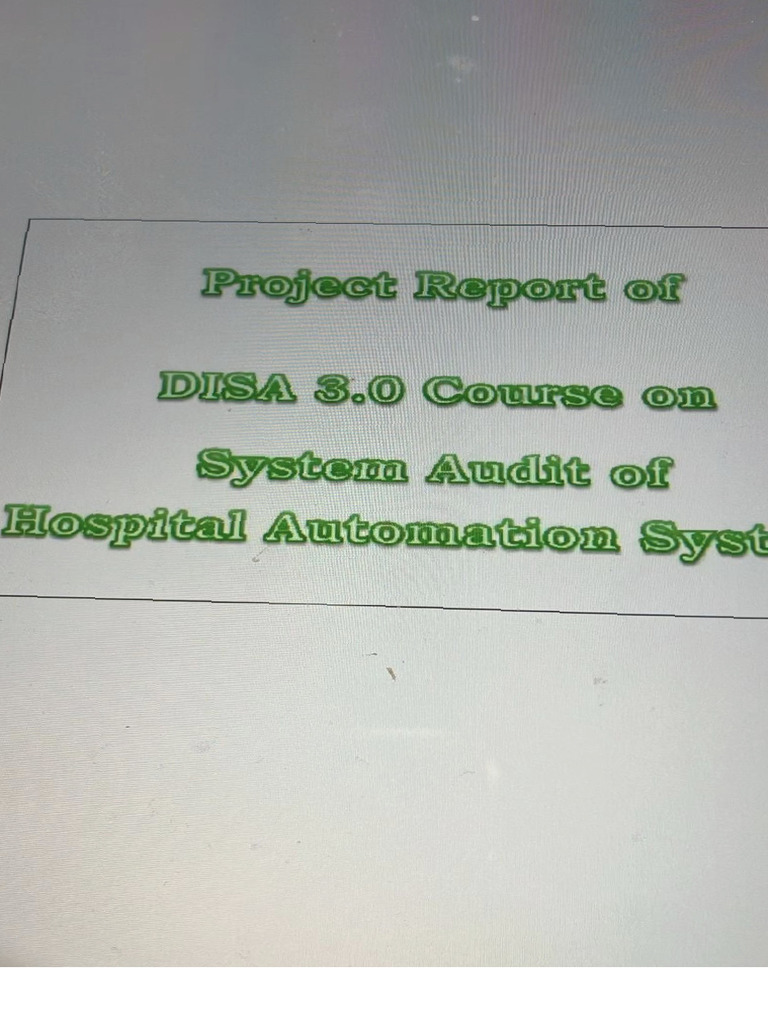 Disa 3.0 Course | PDF
