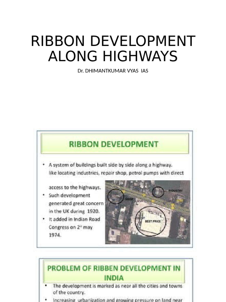 Ribbon Development | PDF