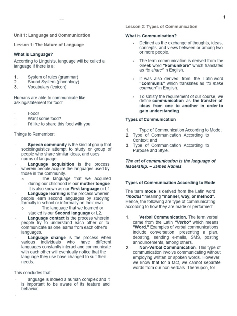 purposive-communication-reviewer | PDF | Communication | Nonverbal Communication