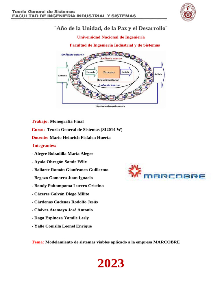 Segunda Monografía TGS Final | PDF | Logística | Business