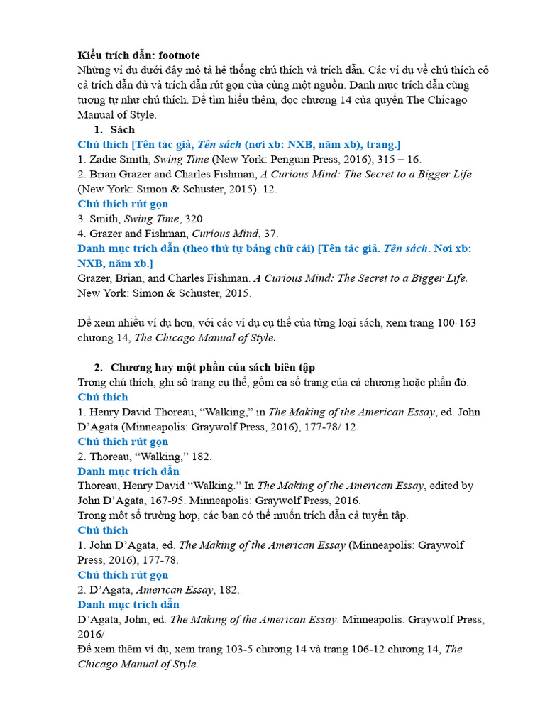 Chicago Manual Style (Footnote) | PDF