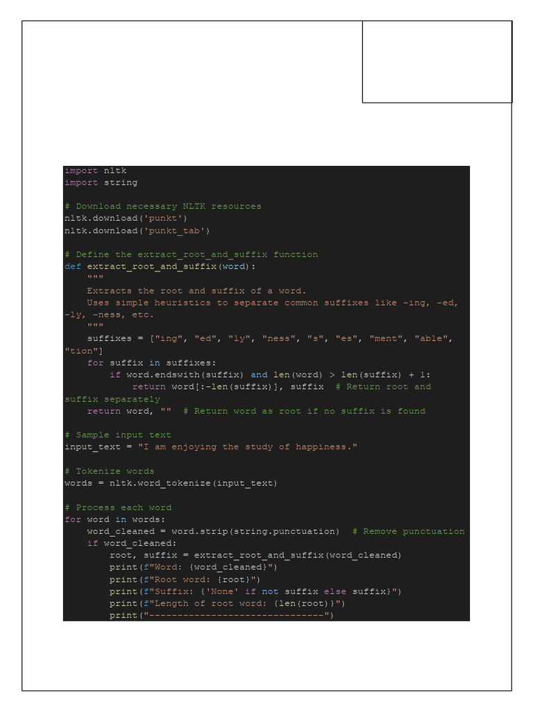 Tanvi Chiman 10 BE3 EXP3 A SMA | PDF | Morphology (Linguistics) | Word