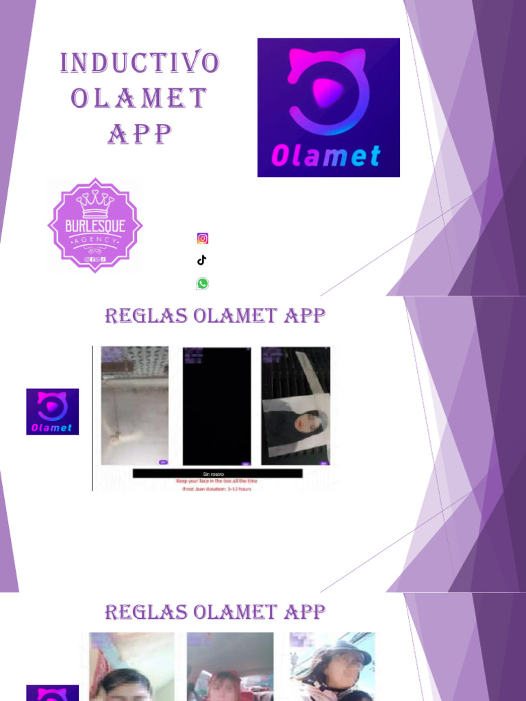 Reglas y Funcionamiento de Olamet App | PDF | Chat en linea | Multimedia