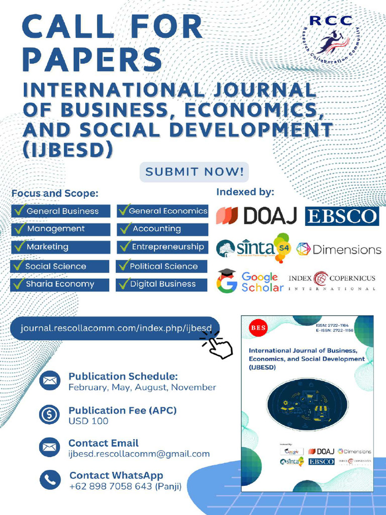 Call For Papers IJBESD, IJRCS, IJQRM, ORICS | PDF