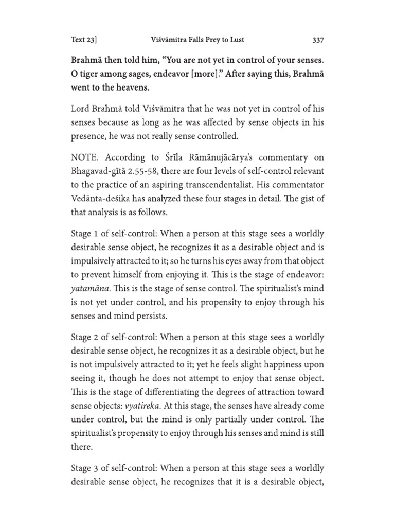 Stages of Self-Control | PDF