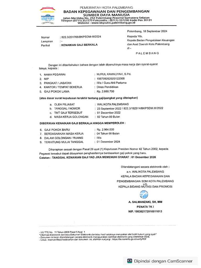 SK berkala ke2 | PDF