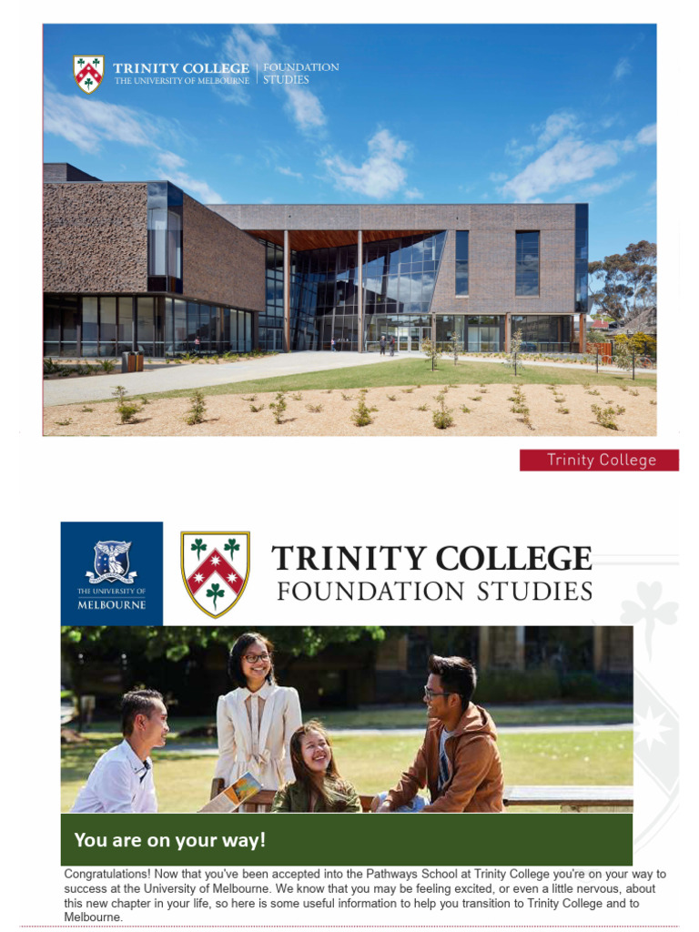 Welcome To Trinity - Information | PDF | Cost Of Living | Travel Visa