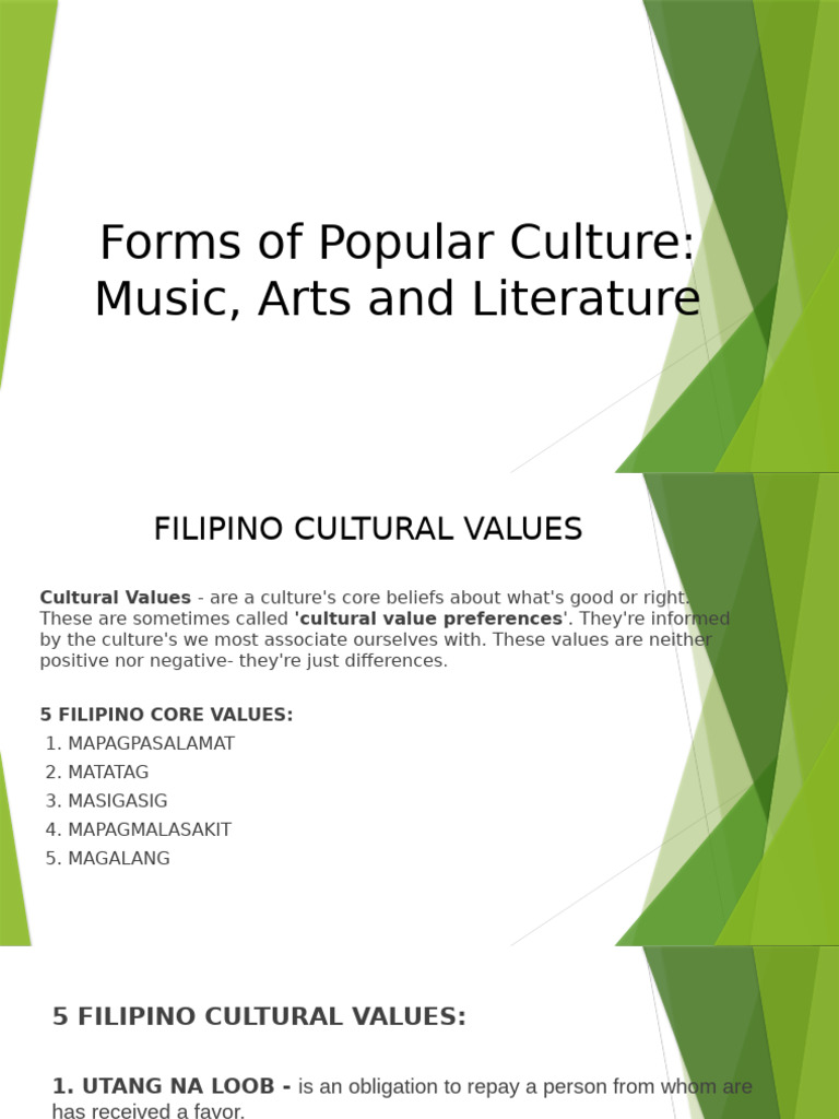 Filipino Cultural Values | PDF