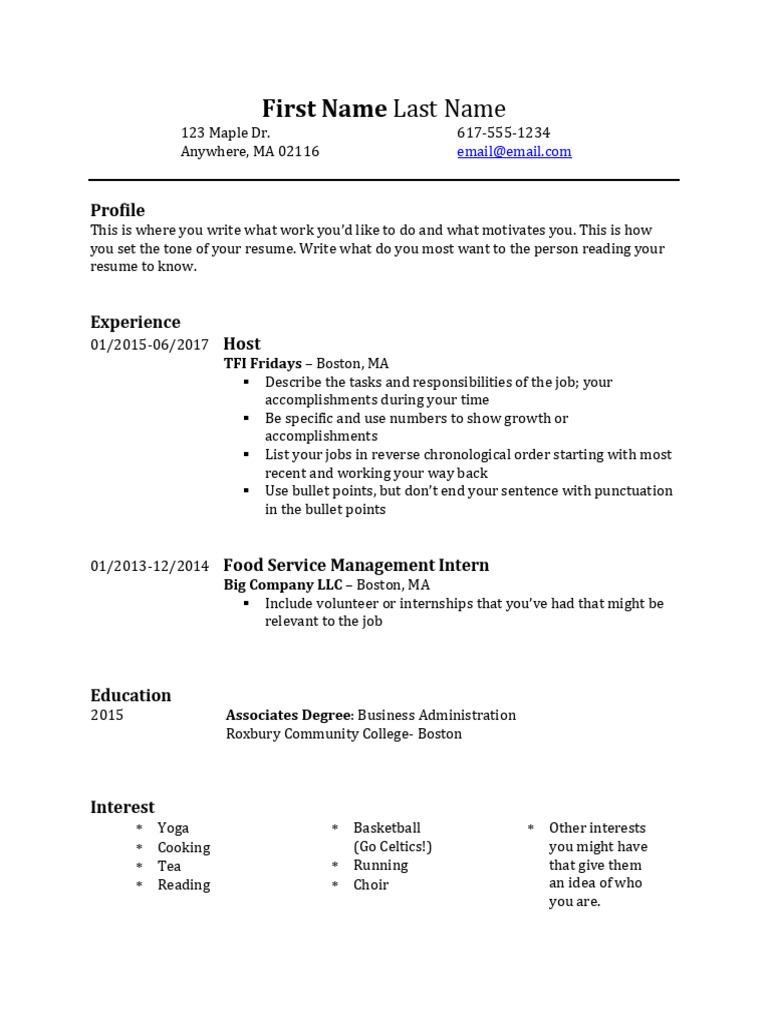 Fake Resume | PDF
