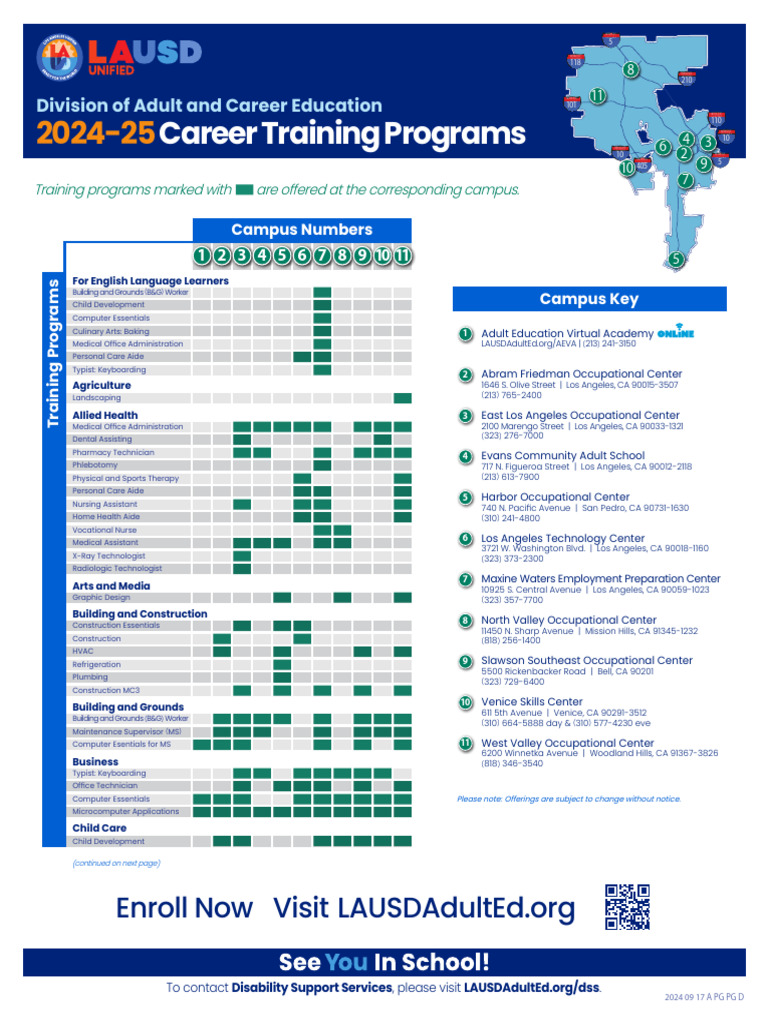 2024-25 CTE Training Grid Flyer - 2024 09 17 A PG PG D - Campus Contact ...