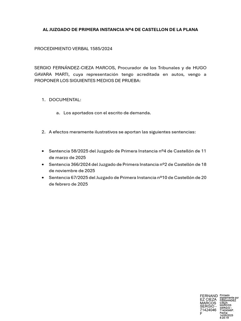 2024 - 0001585 - VRB - 20251077585021520250514082026 - 001 - Nota de Prueba | PDF
