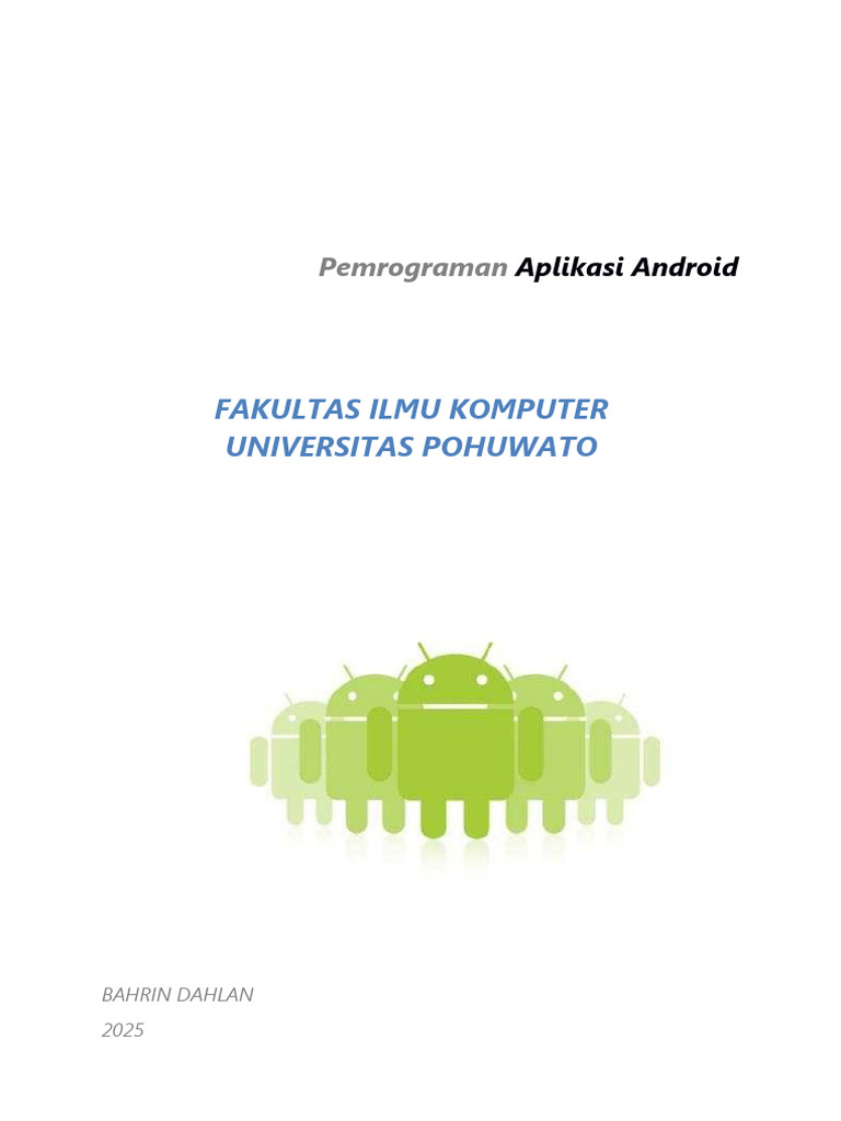 Modul Aplikasi Pemrograman Android 2025 | PDF