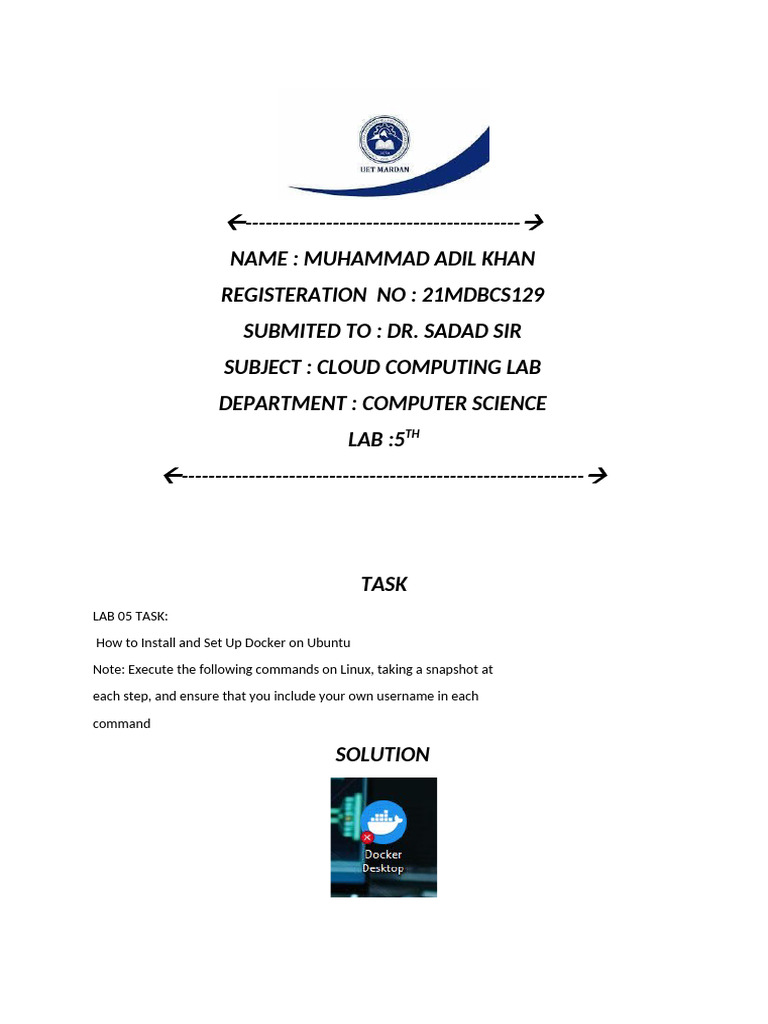 Lab 5TH - 21MDBCS129 | PDF