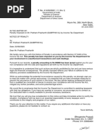 BIR LETTER - Request For TAMP Notice | PDF