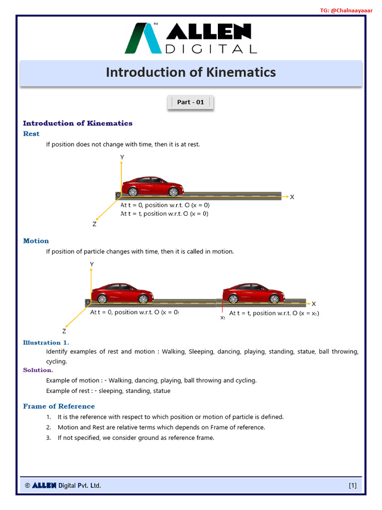 2 Motion in a Straight Line Theory | PDF | Acceleration | Velocity