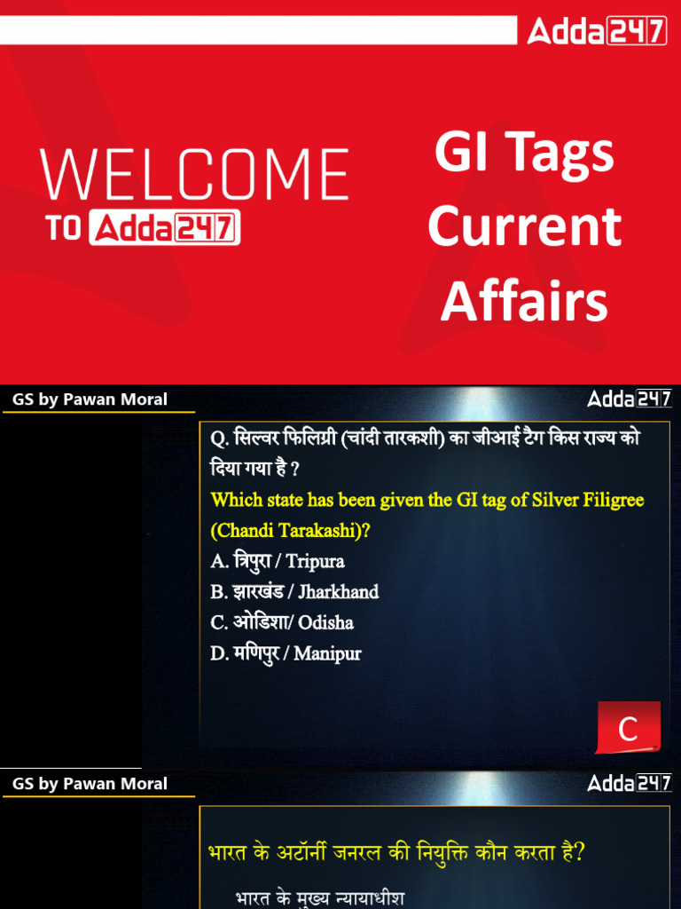 GI Tags Current Affairs ..29-04 | PDF