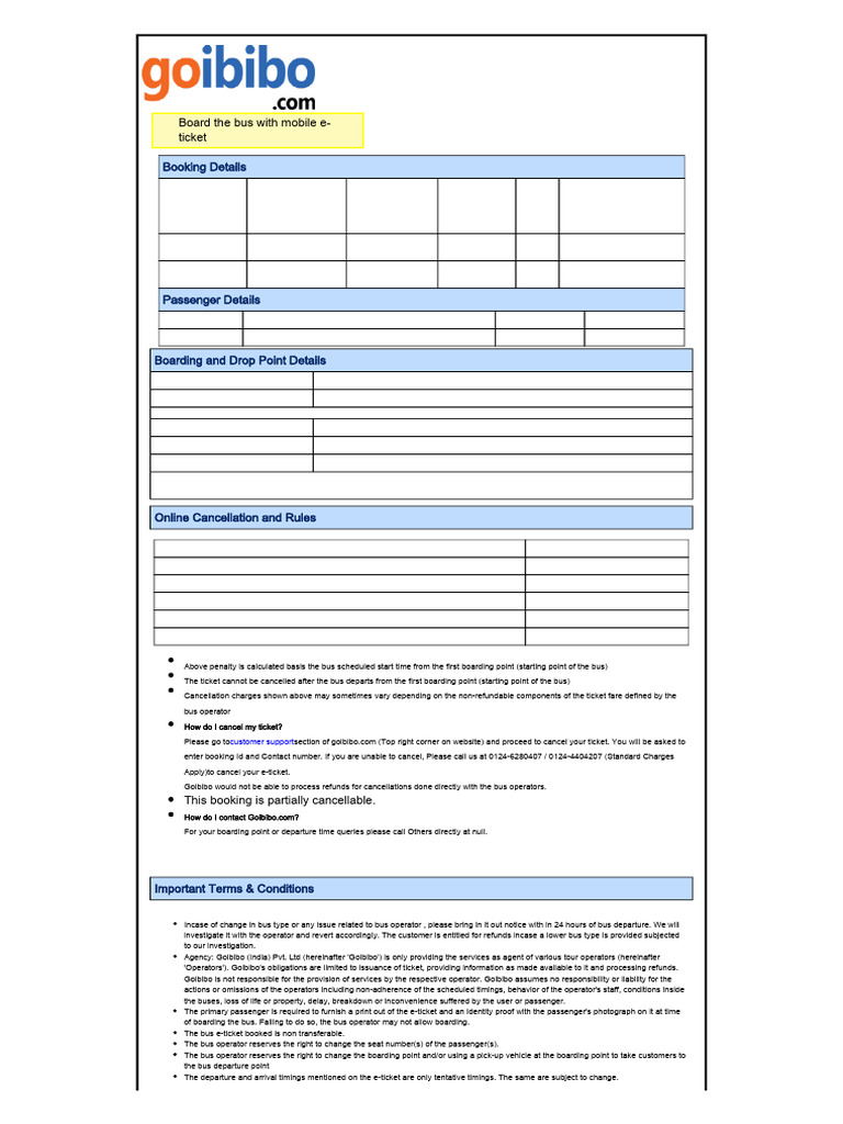 GOBUSANDF4 FC93 F6 E5 Eticket | PDF | Bus | Transport