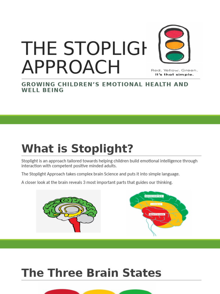 The Stoplight Approach | PDF | Thought | Traffic Light