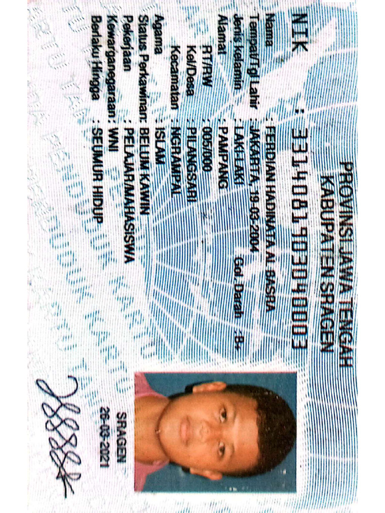 KTP Dan Akta Ferdi | PDF