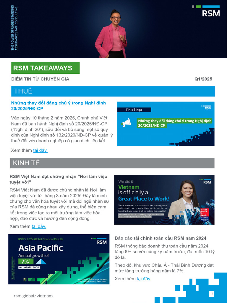 R-RSM Takeaways Q1 2025 VN | PDF