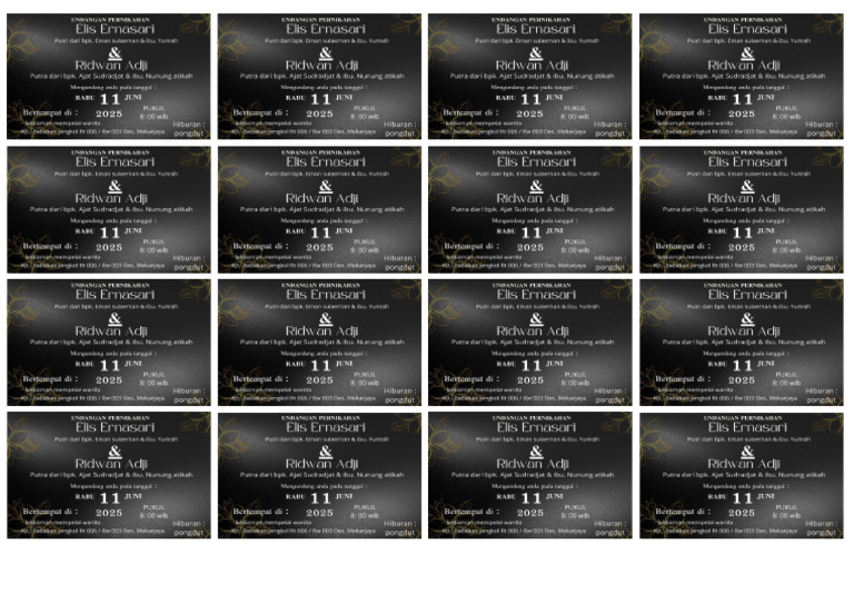 Undangan Sabun | PDF