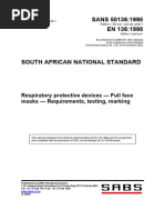 EN 137:1993 Respiratory Protection Standard | PDF | Gases | Equipment