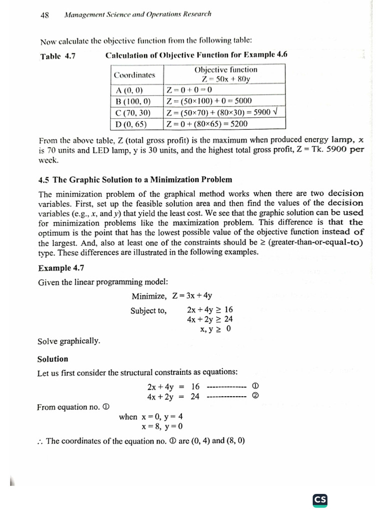 Ch-4. Linear Programming - Lecture 03 | PDF