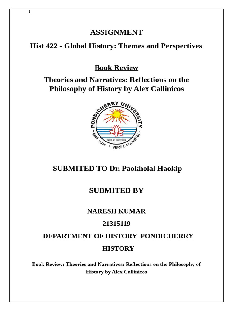 Book Review W.SUSHEEL KUMAR | PDF | Postmodernism | Narrative