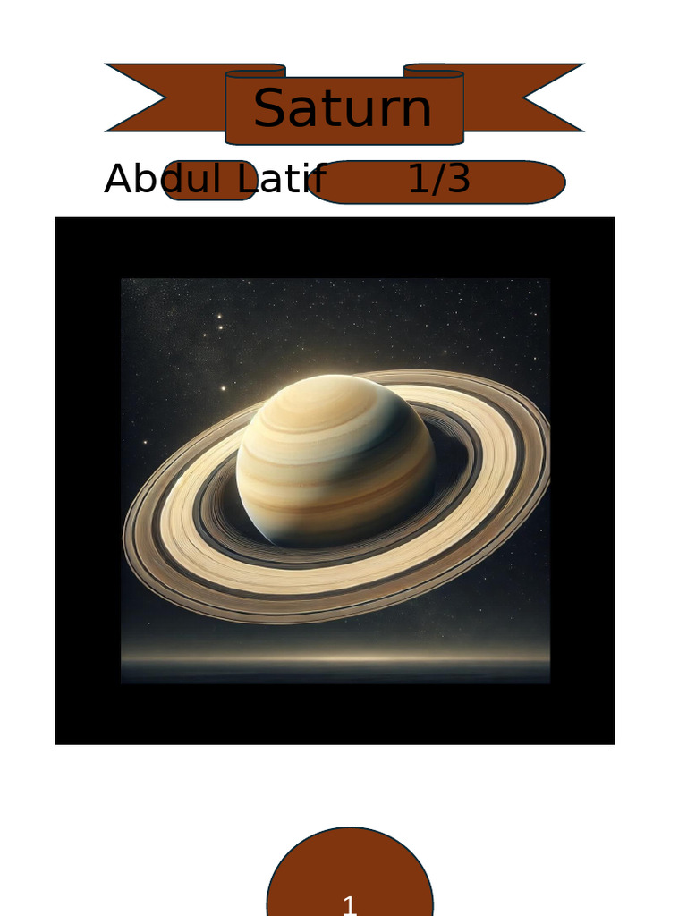 Saturn's Project (English) | PDF | Saturn | Atmosphere