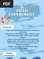 Lab vs Field Experiments Explained | PDF | Experiment | Validity ...