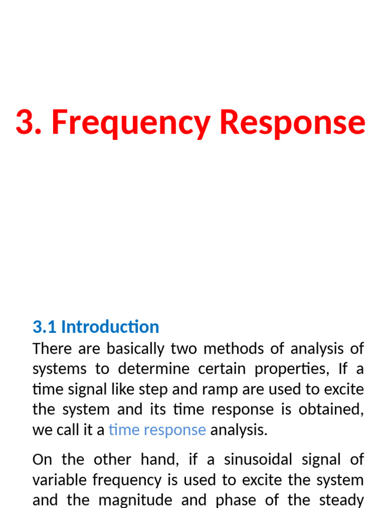 Equency Response | PDF | Electrical Engineering | Telecommunications Engineering