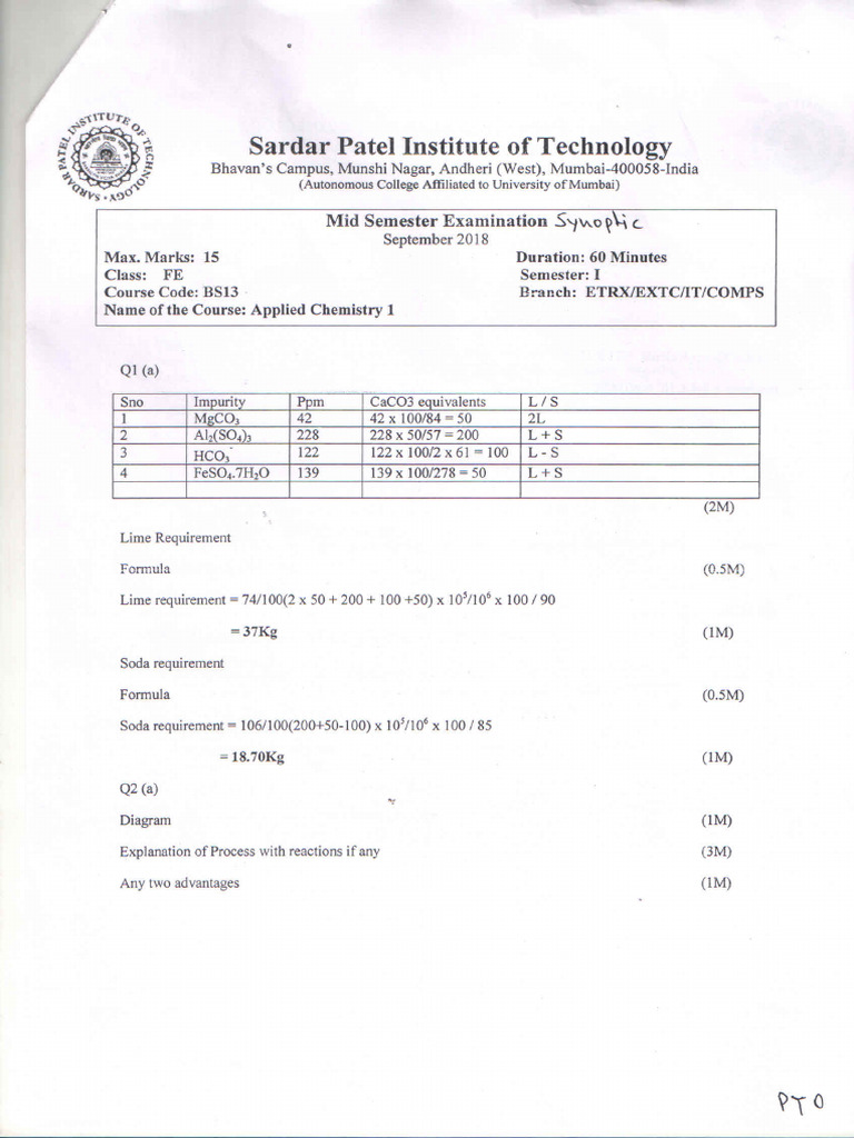 Mse18 Apsh Sem1 Ac1 Syn | PDF