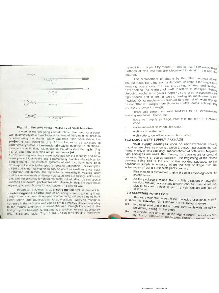 Shuttleless Pick | PDF