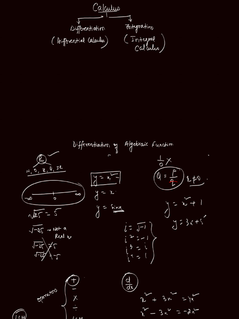 Advance Maths Class Notes 12th Jan | PDF