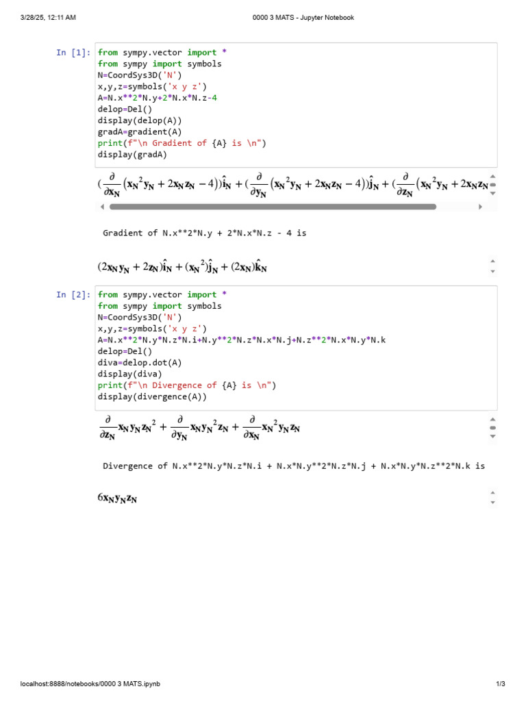0000 3 MATS - Jupyter Notebook | PDF | Mathematical Physics | Operator Theory
