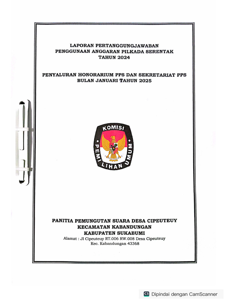 00-Cover-LPJ Honor PPS Cipeuteuy - Januari 2025 | PDF