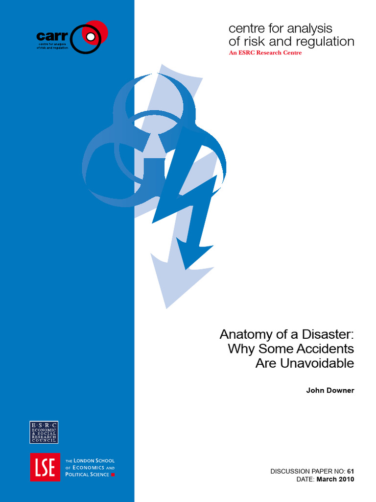 Anatomy of a Disaster: Why Some Accidents Are Unavoidable | PDF ...