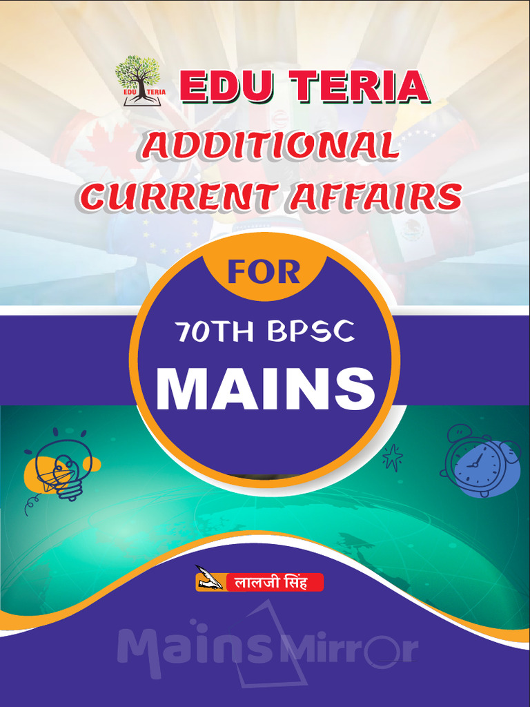 CURRENT AFFAIRS MAINS MATERIAL | PDF