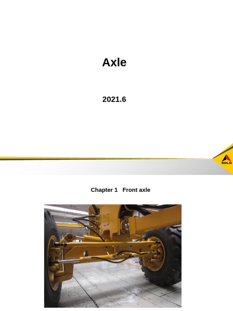 03 Grader-Axle 10590 | PDF | Axle | Land Vehicles