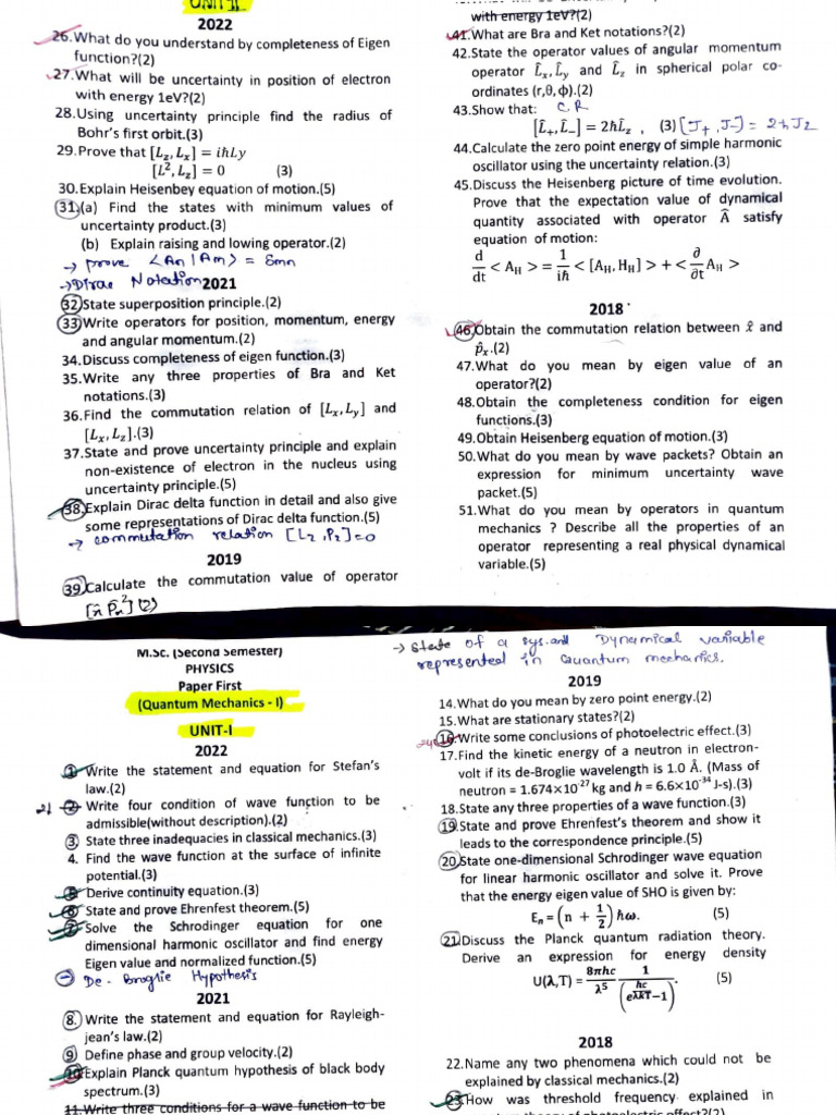 Quantum Que | PDF | Waves | Applied And Interdisciplinary Physics