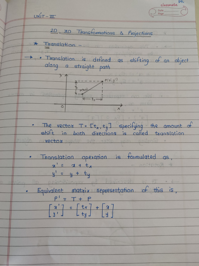 CG Endsem Notes | PDF