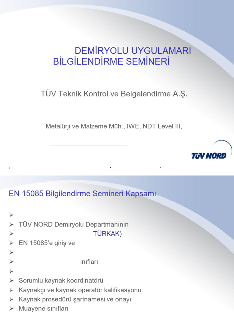 Arus Tuv Nord en 15085 Bi 20220526162051 | PDF