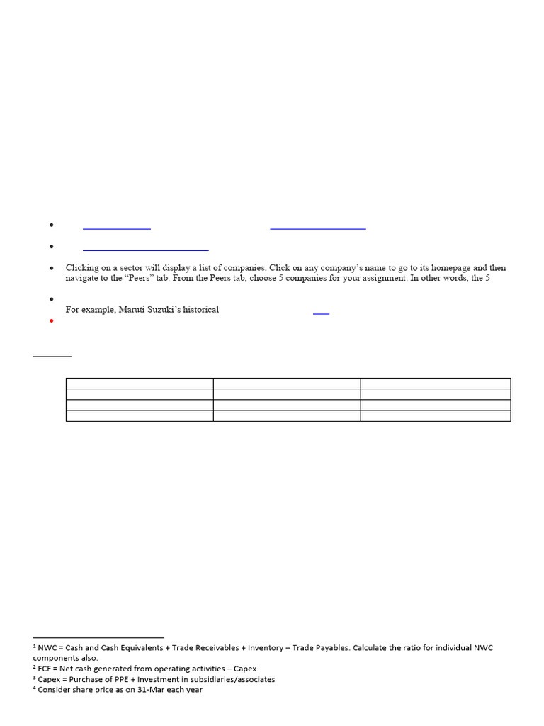 SSB CF2025 Assignment Guidelines | PDF | Dividend | Business