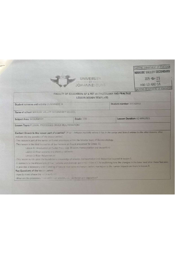 Lesson Plan Four | PDF