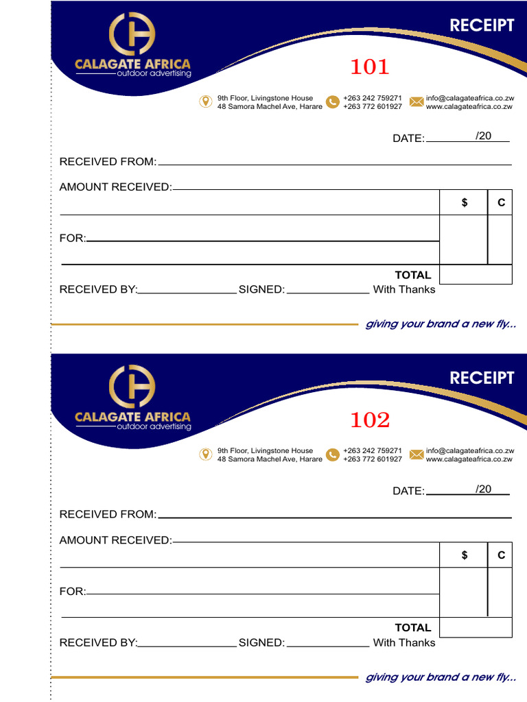 Colgate Outdoor Advertising Receipt | PDF