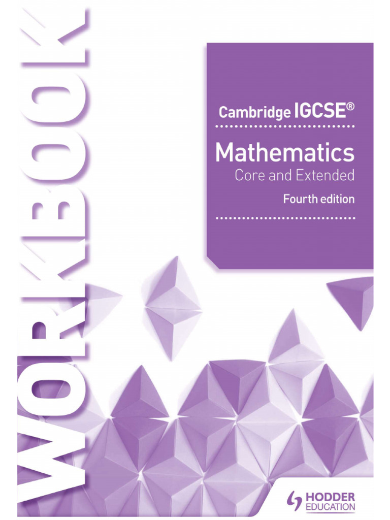 Math Workbook - 4th Edition - Hodder Education | PDF