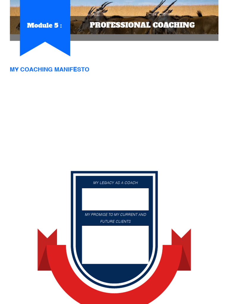 3 ABC Coaching Manifesto | PDF