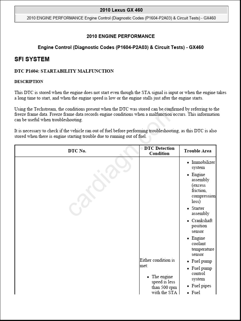 Engine DTC 3 | PDF | Engines | Fuel Injection
