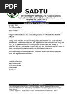 SADTU Constitution 2021 New | PDF | Quorum | United States Congress